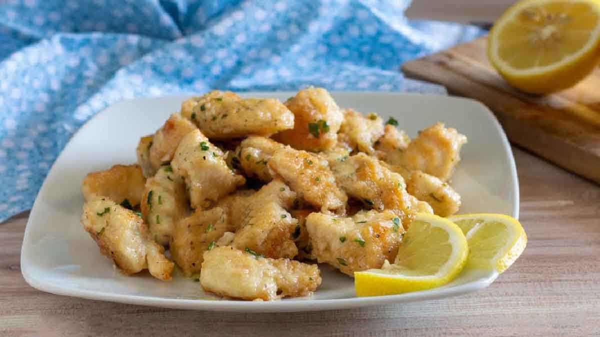 Poulet au citron au goût particulier qui fait raffoler