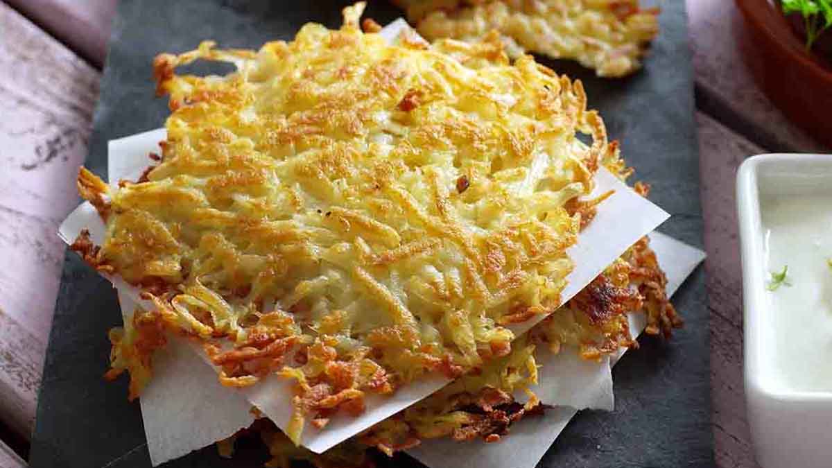Crêpes de pommes de terre croustillantes et saines